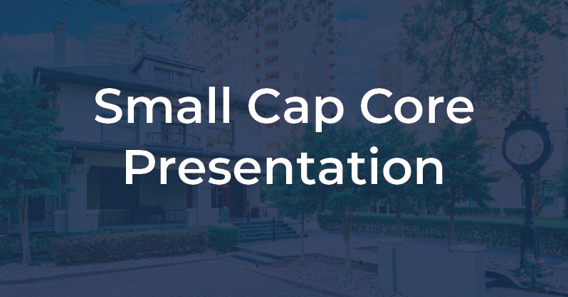 Hodges | Small Cap Core GIPS Presentation